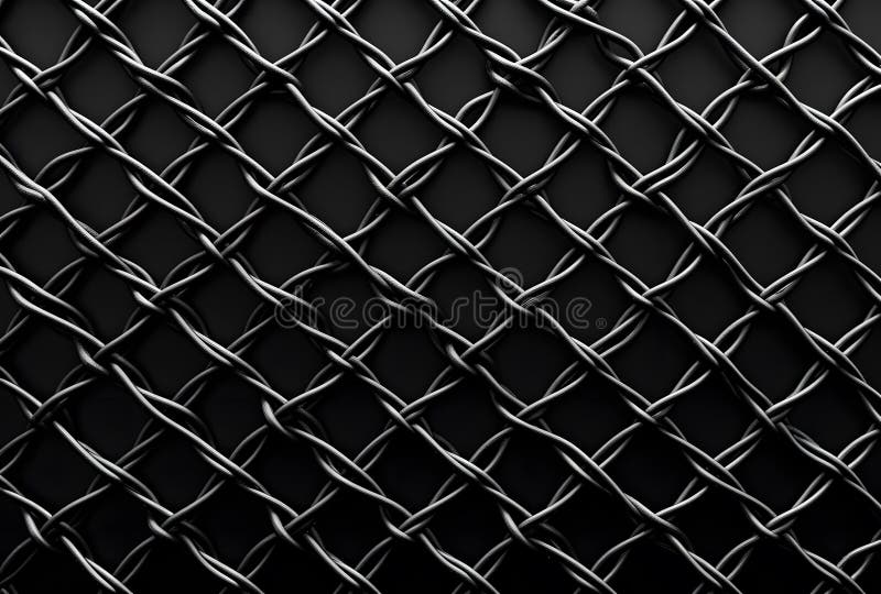 Black Plastic Mesh Texture Seamless Pattern Stock Illustration ...