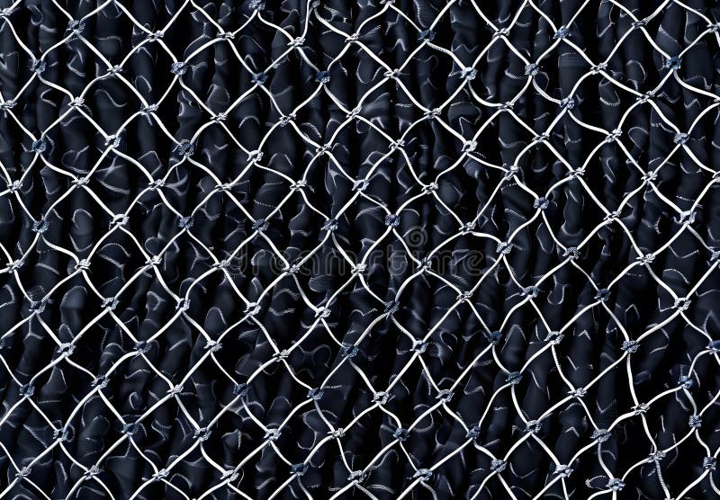 Black Plastic Mesh with White Fishnet Pattern Stock Illustration ...