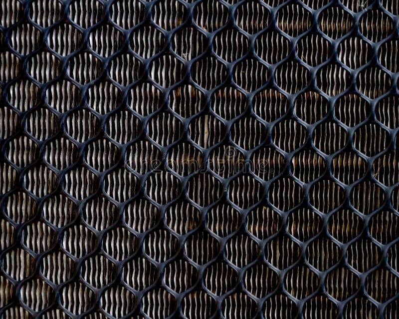 Black Plastic Net Mesh Protection Stock Illustration - Illustration of ...
