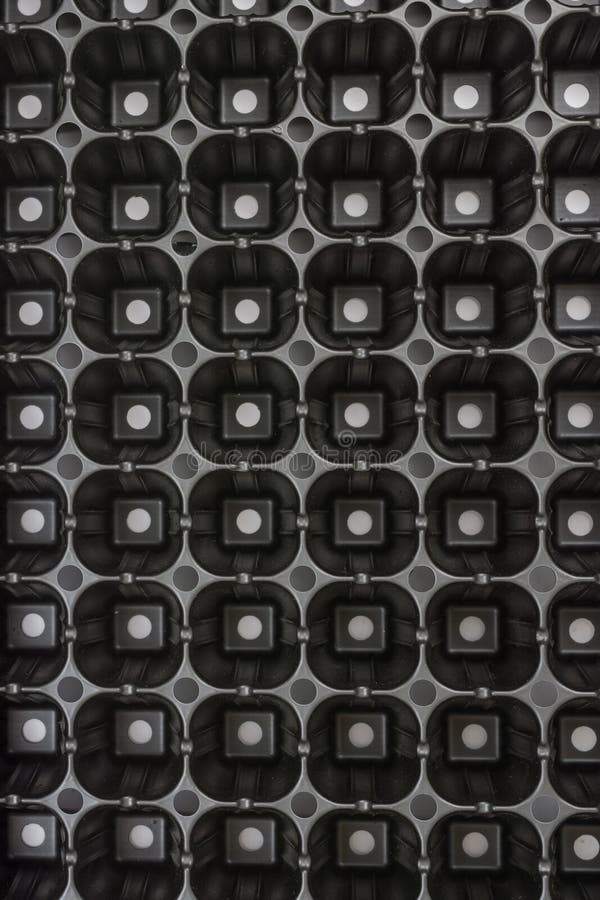 Black Plastic Pattern Abstract Squares Background Plastic Stock Image ...