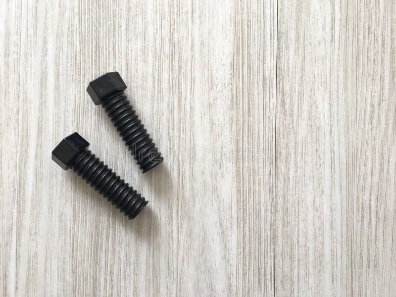 Black plastic screws stock photo. Image of childhood - 210257714