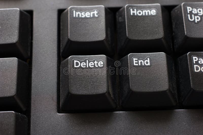 Computer delete key stock image. Image of delete, close - 2630331