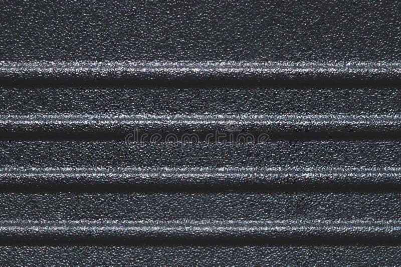 Black Plastic Texture. Ribbed Pattern. Rough Surface Background Stock ...
