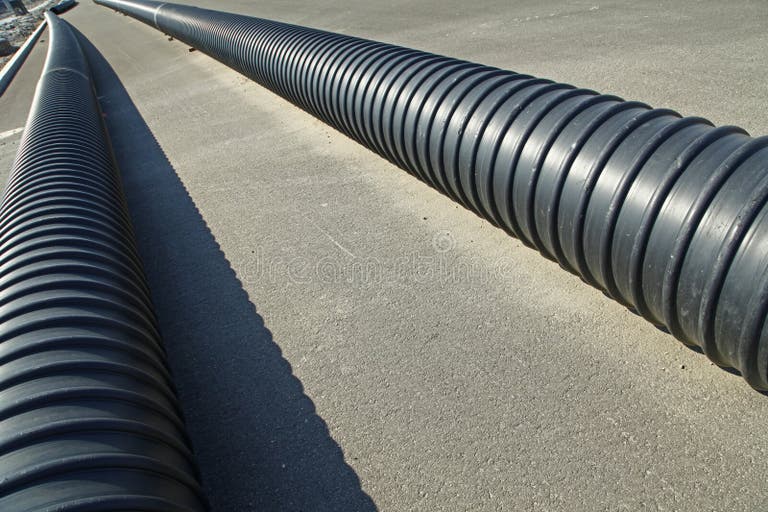 Black plastic tube stock image. Image of material, tubular - 311030213