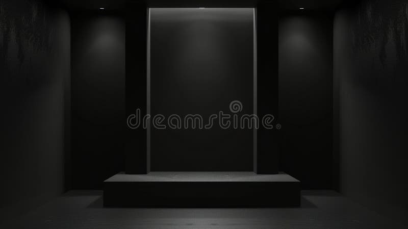 Black Showcase Room Frame Stock Illustrations – 3,448 Black Showcase ...