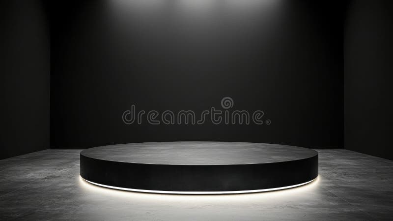 Single Circular Black Podium Stock Photos - Free & Royalty-Free Stock ...