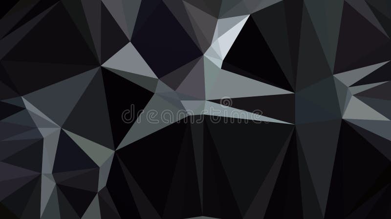 Black Polygon Background Template Stock Illustration - Illustration of ...
