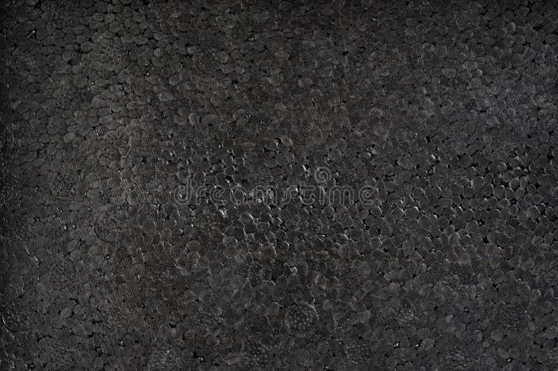 Black Polystyrene Packing Texture Background Stock Photo - Image of ...