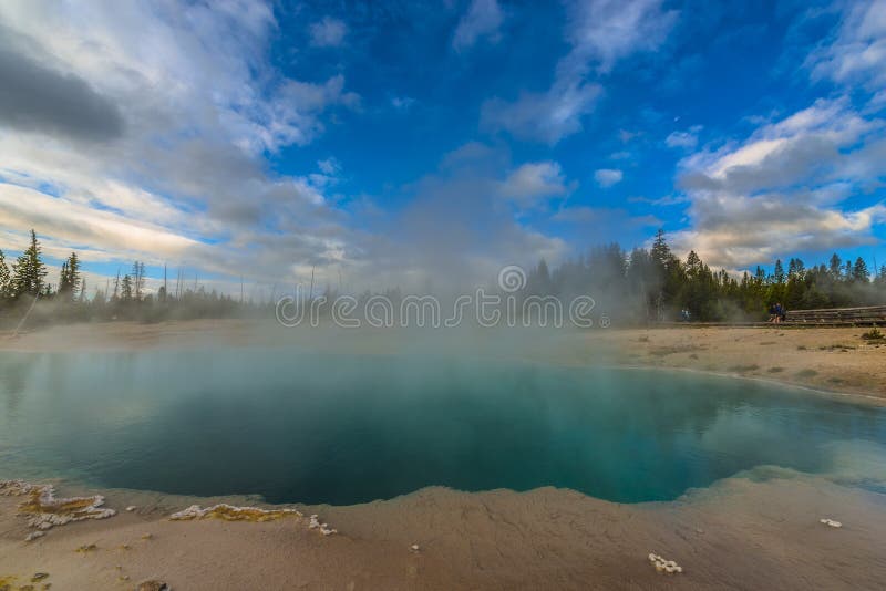 Black Pool stock image. Image of geothermal, destinations - 43695597