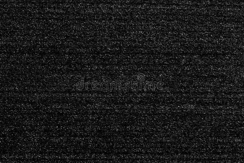 Black Porous Foam Padding with Layered Structure Stock Image - Image of ...