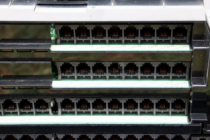 Black Port LAN stock image. Image of micro, connect - 184443277