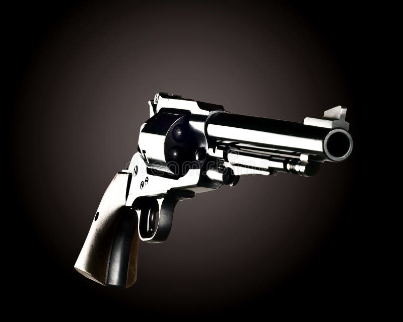 Black powder revolver stock image. Image of steel, defense - 30784739