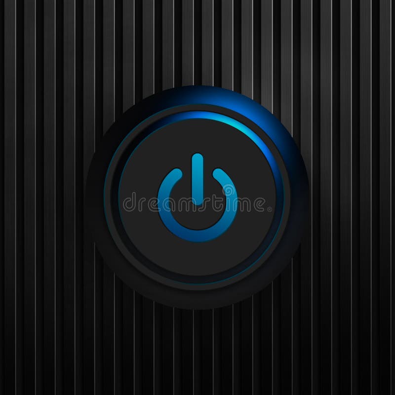 Black power button stock illustration. Illustration of button - 66568472 Black power button stock illustration. Illustration of button - 66568472
