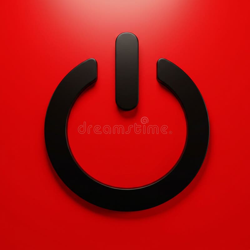 Black Power Button Stock Illustrations – 46,581 Black Power Button ...