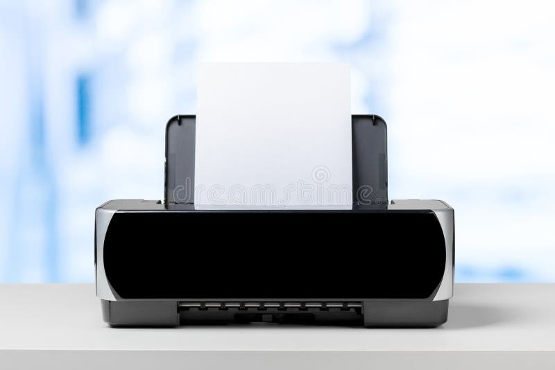 Black Printer stock photo. Image of digitally, device - 75836548