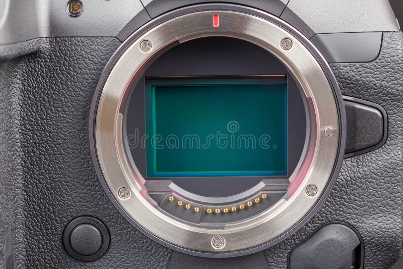 Professional Mirrorless Camera Body with Exposed Sensor Full-frame ...
