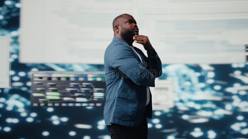 Black Programmer Expert Engaging in Software Development at High Tech ...