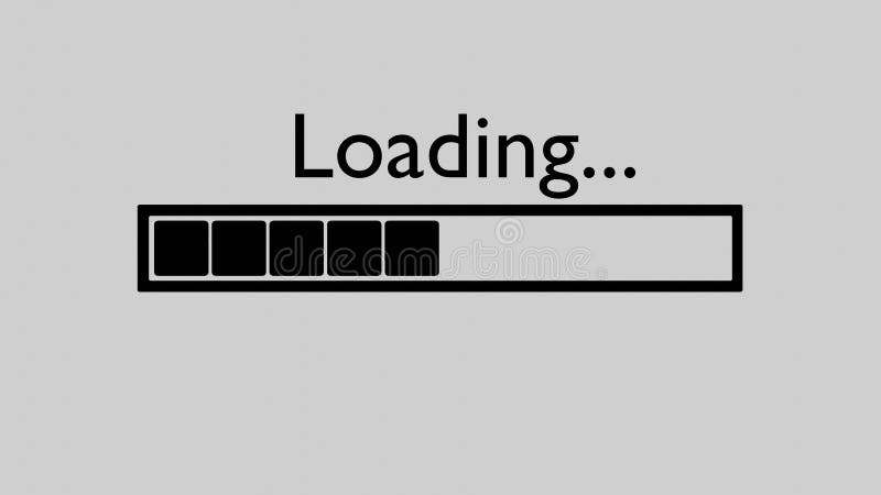 Animated Progress Loading Bar in Transparent Background Stock Footage ...