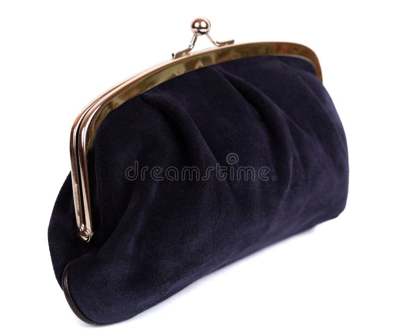 Black purse stock image. Image of clutch, elegance, cosmetic - 39668377