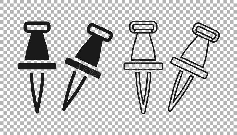 Black Thumbtack No Background