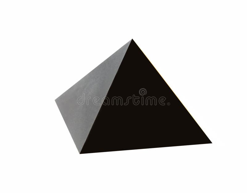 Black pyramid stock photo. Image of verges, black, volume - 8492576