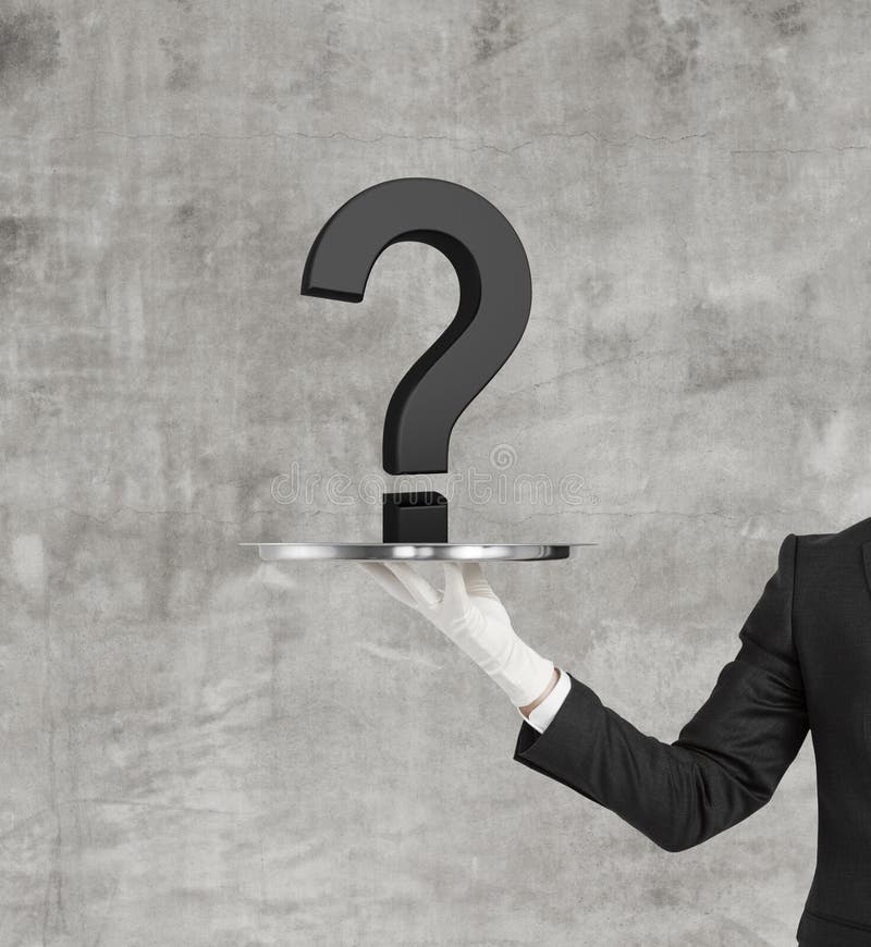 Black question mark stock photo. Image of male, concept - 40650360