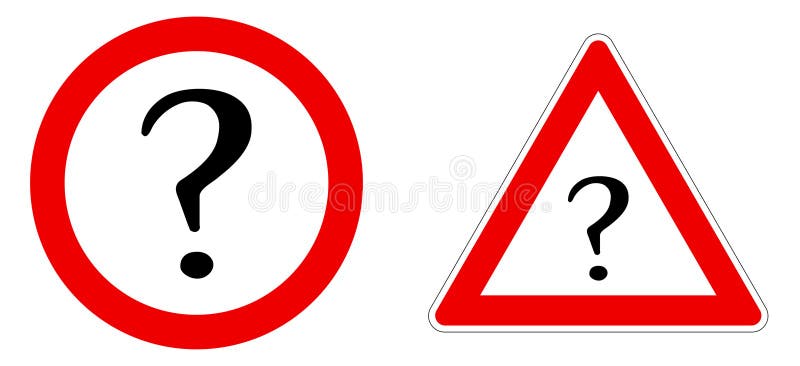 Question Mark Triangle Stock Illustrations – 850 Question Mark Triangle ...