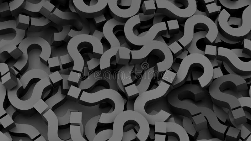 Black question marks stock illustration. Illustration of answer - 115500065