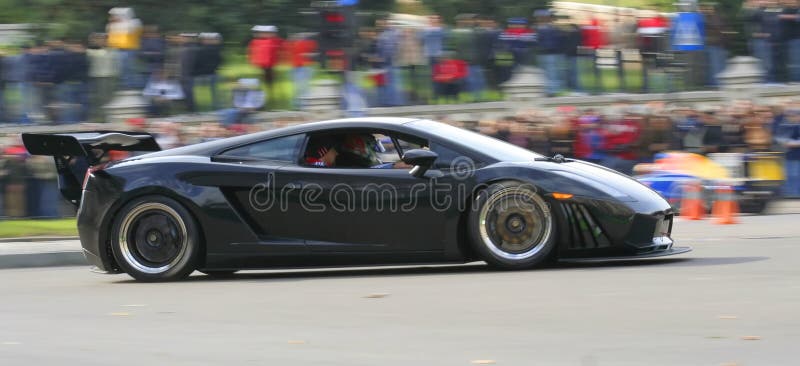 Black Race car IX stock photo. Image of contest, adrenalin - 1474832