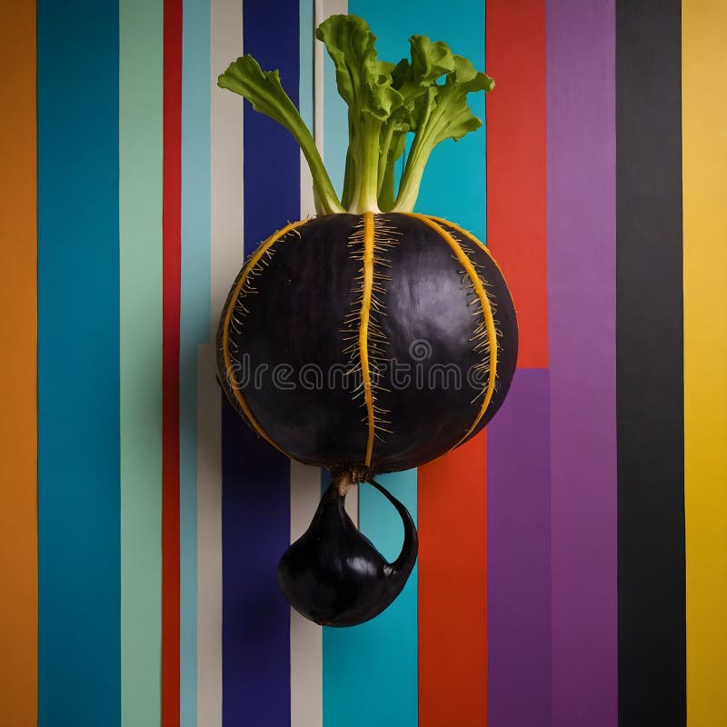 Black Radish in Abstract Art: Bold Colors and Geometric Patterns ...