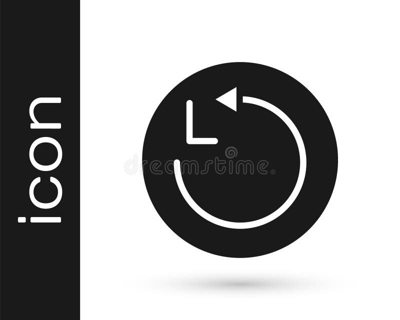Black Radius Icon Isolated on Transparent Background. Vector Stock ...