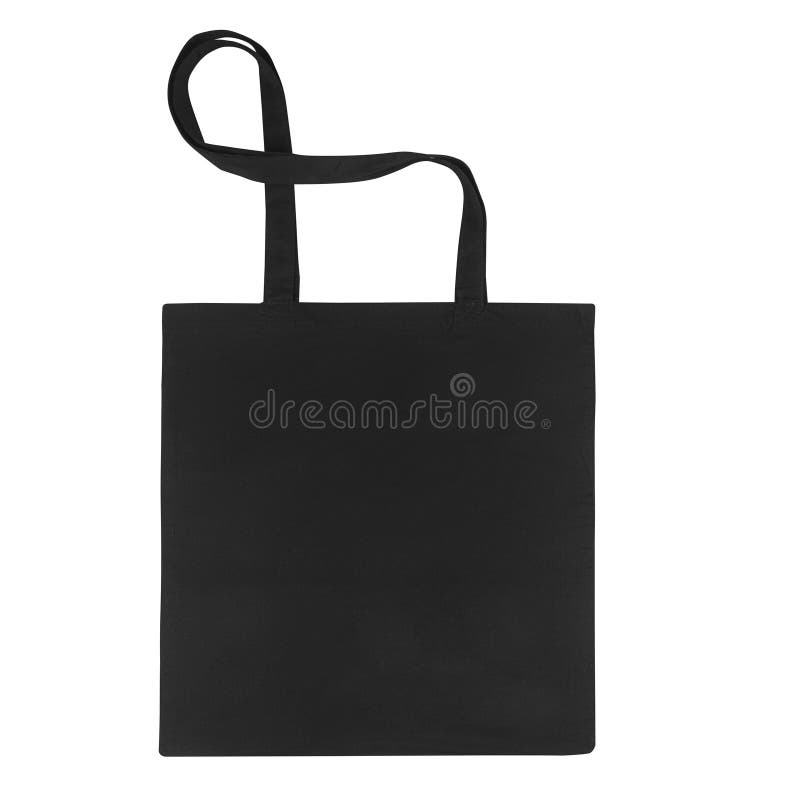 Black Rag Bag Isolated on White Stock Image - Image of clean, souvenir ...