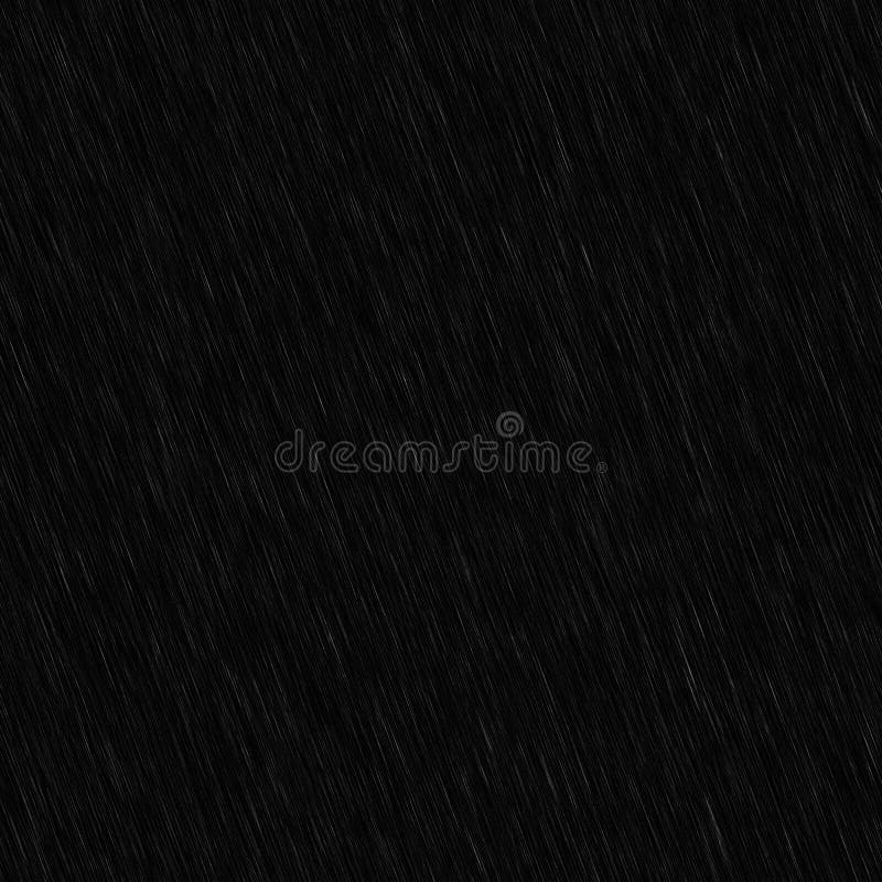 Black Rain Overlay Isolated Realistic Rain Visual Effect on Black Night ...