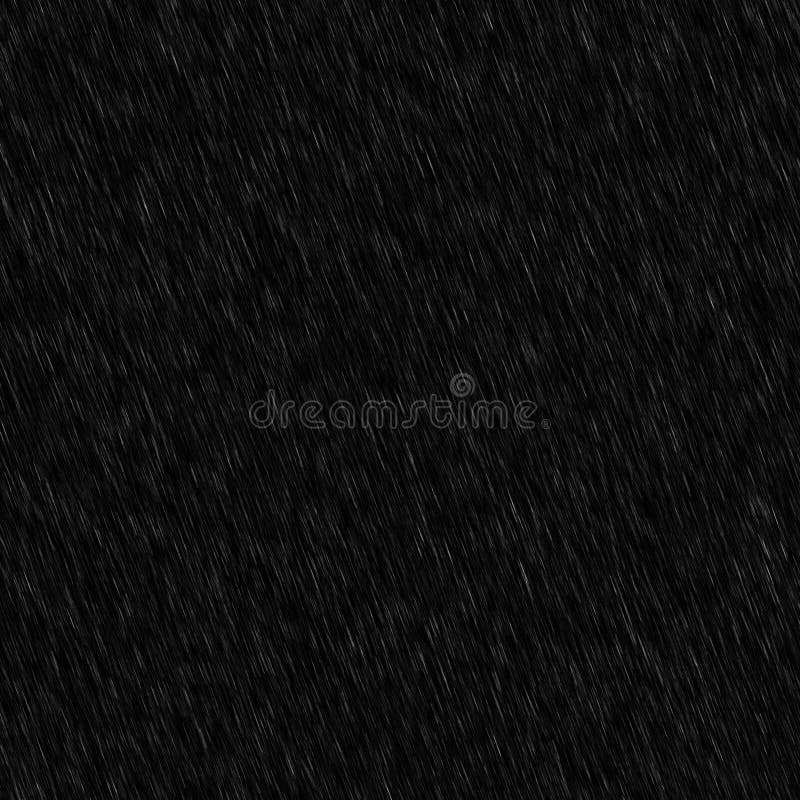 Black Rain Overlay Isolated Realistic Rain Visual Effect on Black Night ...