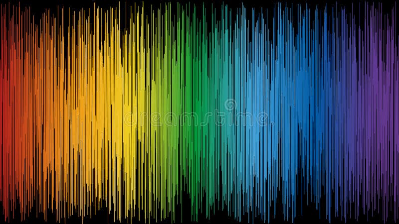 Exclusive. Abstraction. Rainbow Colors on a Black Background. Vector ...
