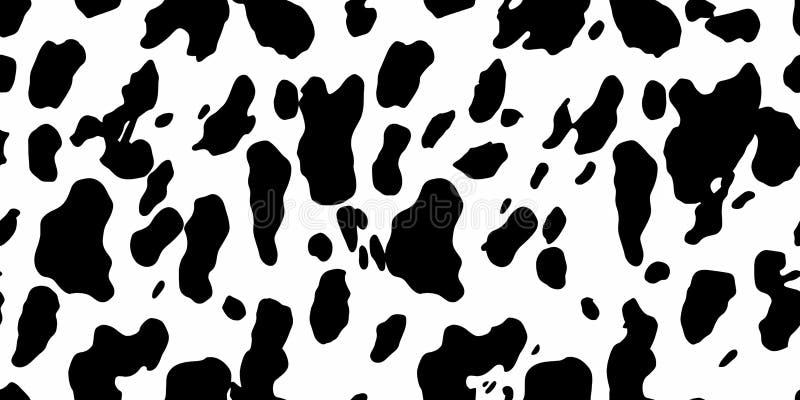 Black Random Spots Vector Seamless Pattern. Brush Irregular Black ...