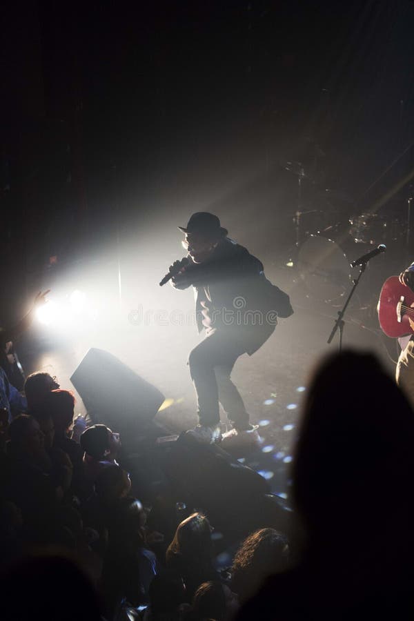 Black rapper silhouette editorial stock image. Image of fall - 87799769