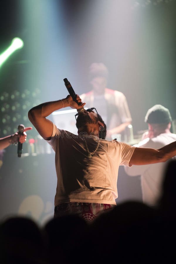 Black rapper editorial photography. Image of fall, flying - 87799682