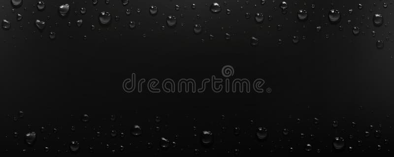 Realistic Condensation Water Tears, Vector Droplet Stock Vector ...