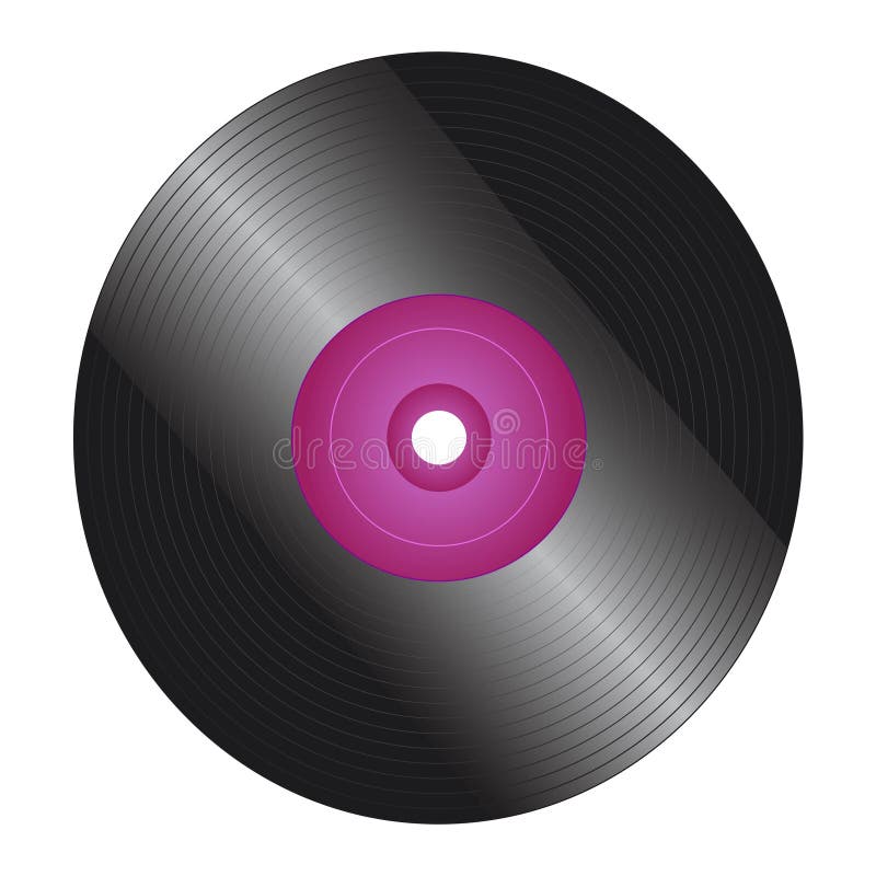 Black Record Symbol for Banner, General Design Print and Websites ...