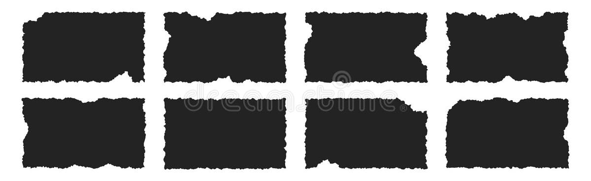 White Rectangle Paper Tear Stock Illustrations – 398 White Rectangle ...