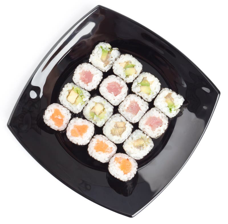 Hand-roll sushi box stock photo. Image of menu, tradition - 667854