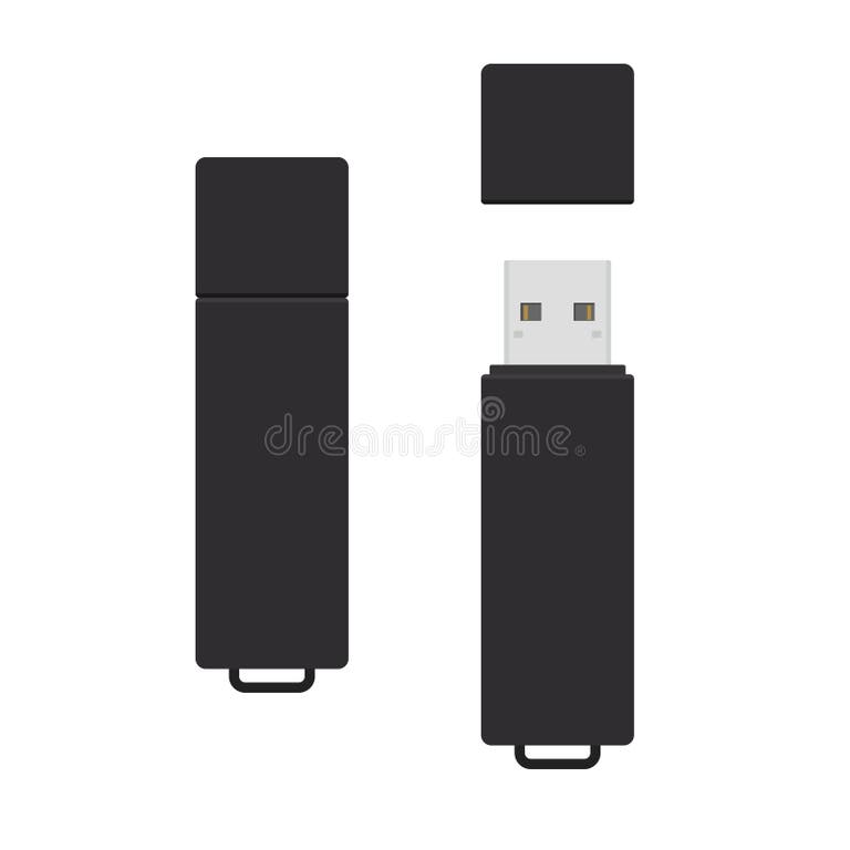 Simple Blank Usb Stick Stock Illustrations – 60 Simple Blank Usb Stick ...