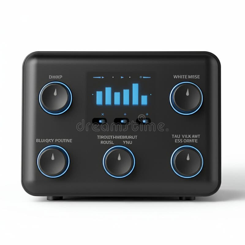 A Black, Rectangular Electronic Device with a Digital Interface ...