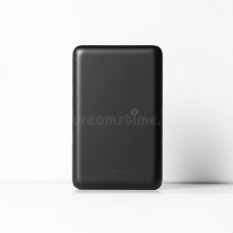 A Black, Rectangular Electronic Device with Smooth, Rounded Edges ...