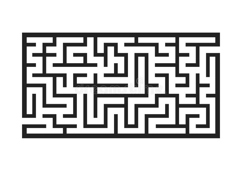 Rectangular Labyrinth, Maze. an Interesting and Useful Game for ...