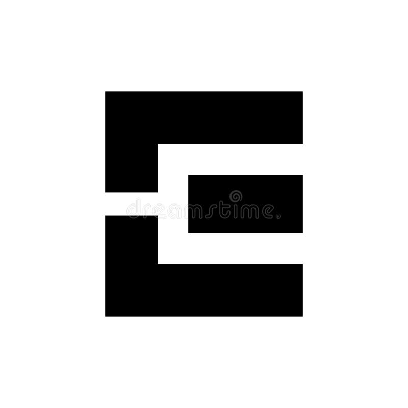 Black Rectangular Letter R Icon Stock Vector - Illustration of template ...