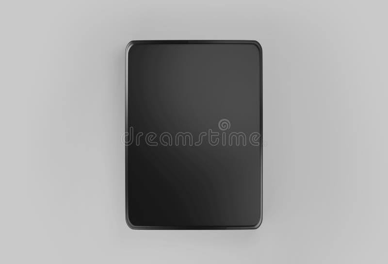 Black Rectangular Metal Box, Dark Blank Aluminium Can Container with ...