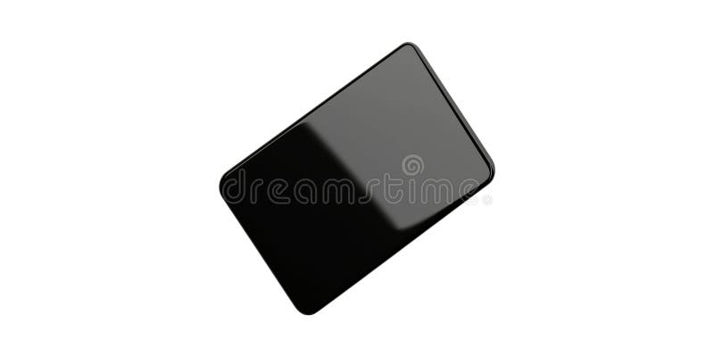 Black Rectangular Object. Minimalist Design and Modern Aesthetic ...