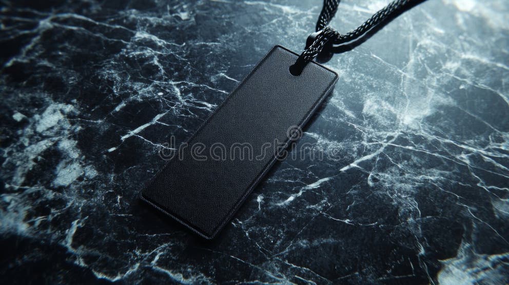 Black Rectangular Pendant Necklace Stock Illustrations – 40 Black ...